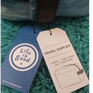 Life Is Good | Bags | Life Is Good Jakes Lucky Dog Travel Bag Dopp Kit ...